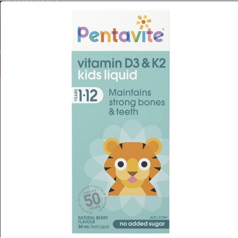 Jual pentavite daily kids infant multivitamin calcium d3 immune gummies ...