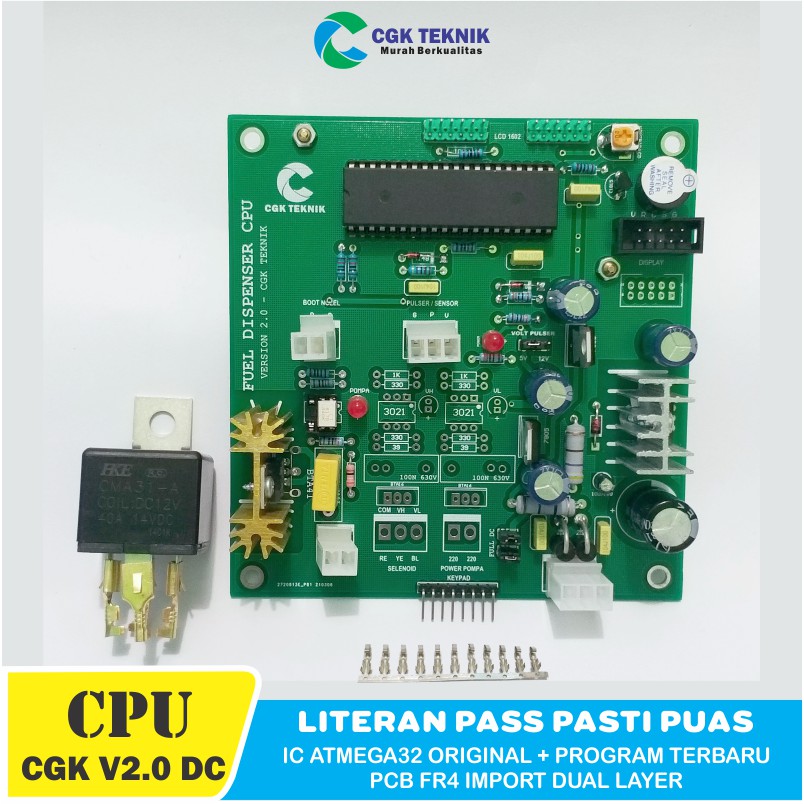 Jual CGK TEKNIK - CPU PERTAMINI POM MINI CGK 2.0 POMPA DC + RELAY EXTERNAL + SOKET | Shopee ...