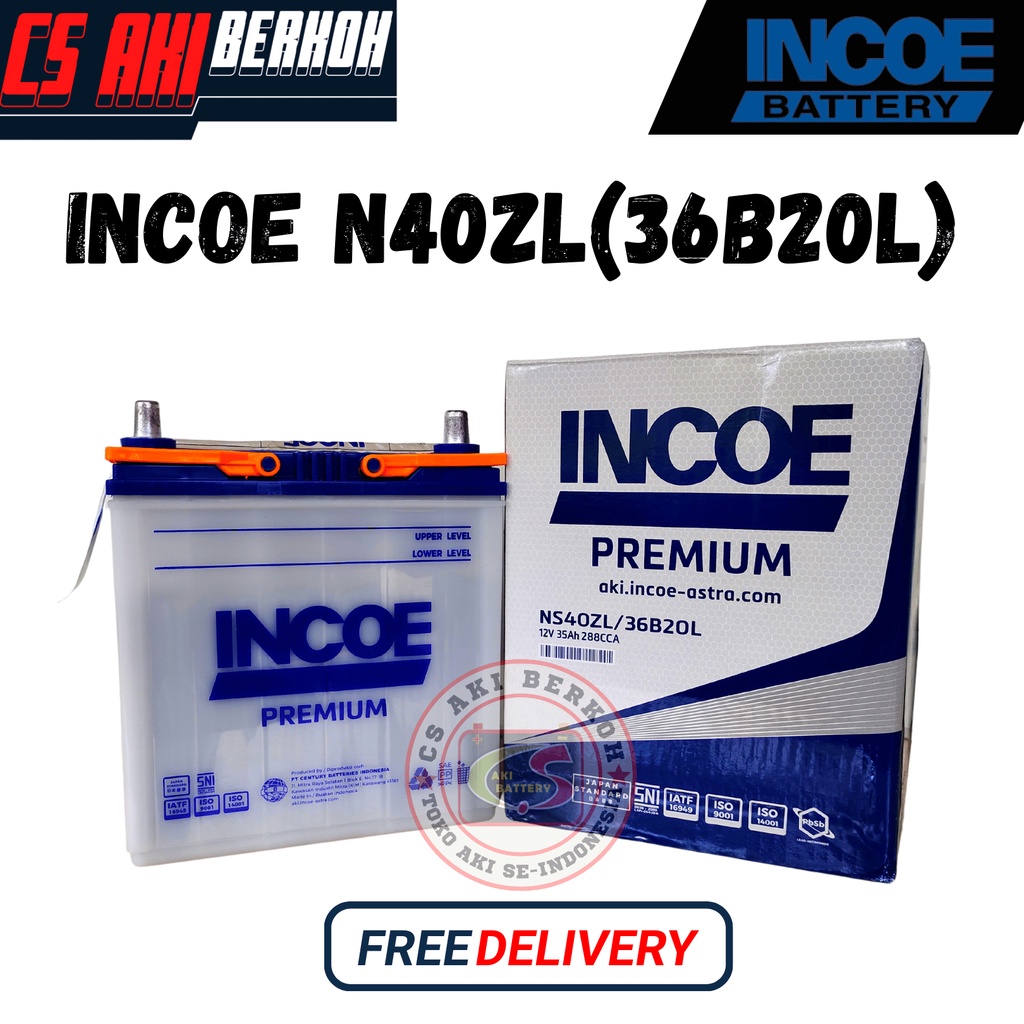 Jual AKI MOBIL INCOE ASTRA PREMIUM NS40ZL (36B20L) | Shopee Indonesia