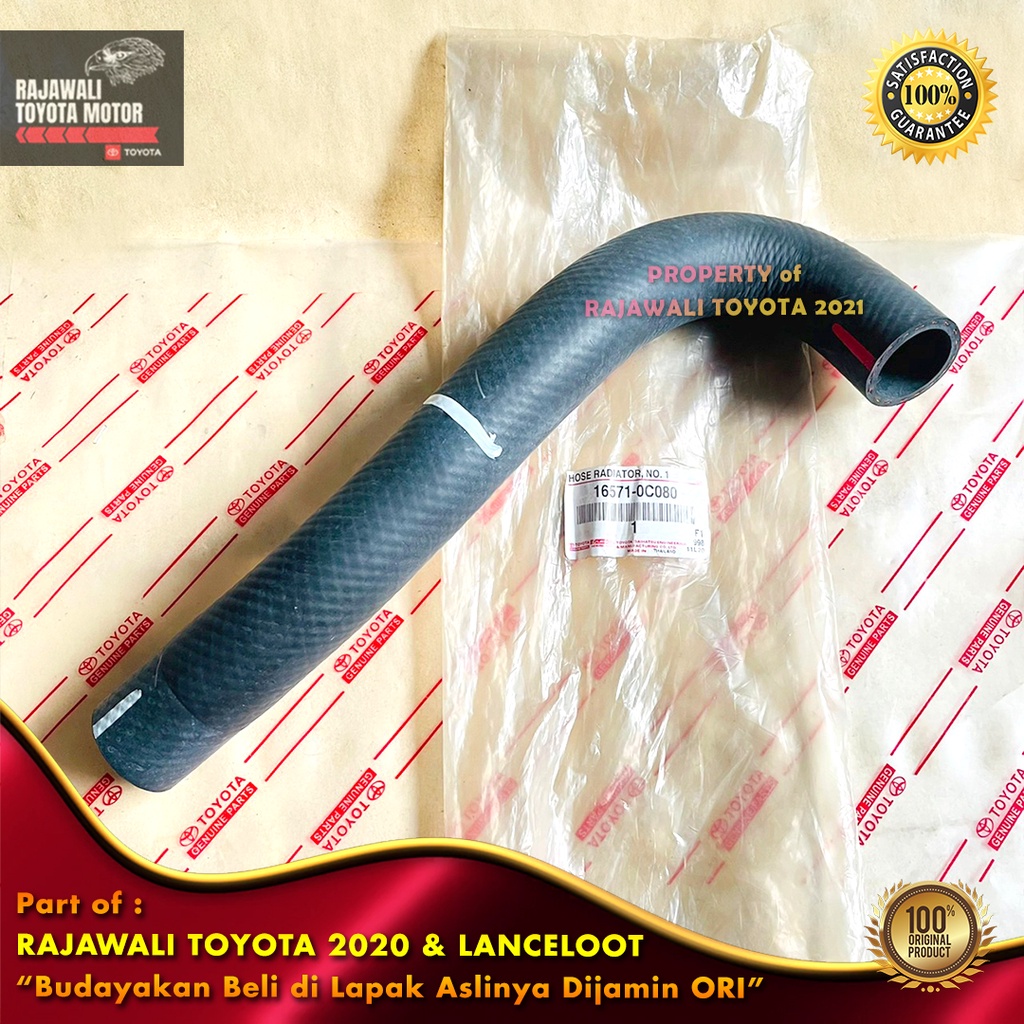 Jual Selang Radiator Atas Fortuner, Innova & Hilux 2005-2015 Outlet ...