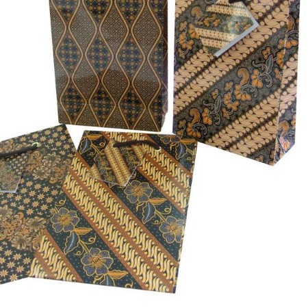 Jual Kiky Paper Bag Batik Glosy Besar (330x265x135mm) (per 1 pcs ...