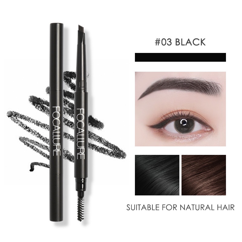 Jual FOCALLURE Waterproof Long-Lasting Eyebrow Pencil - 3 Colours ...