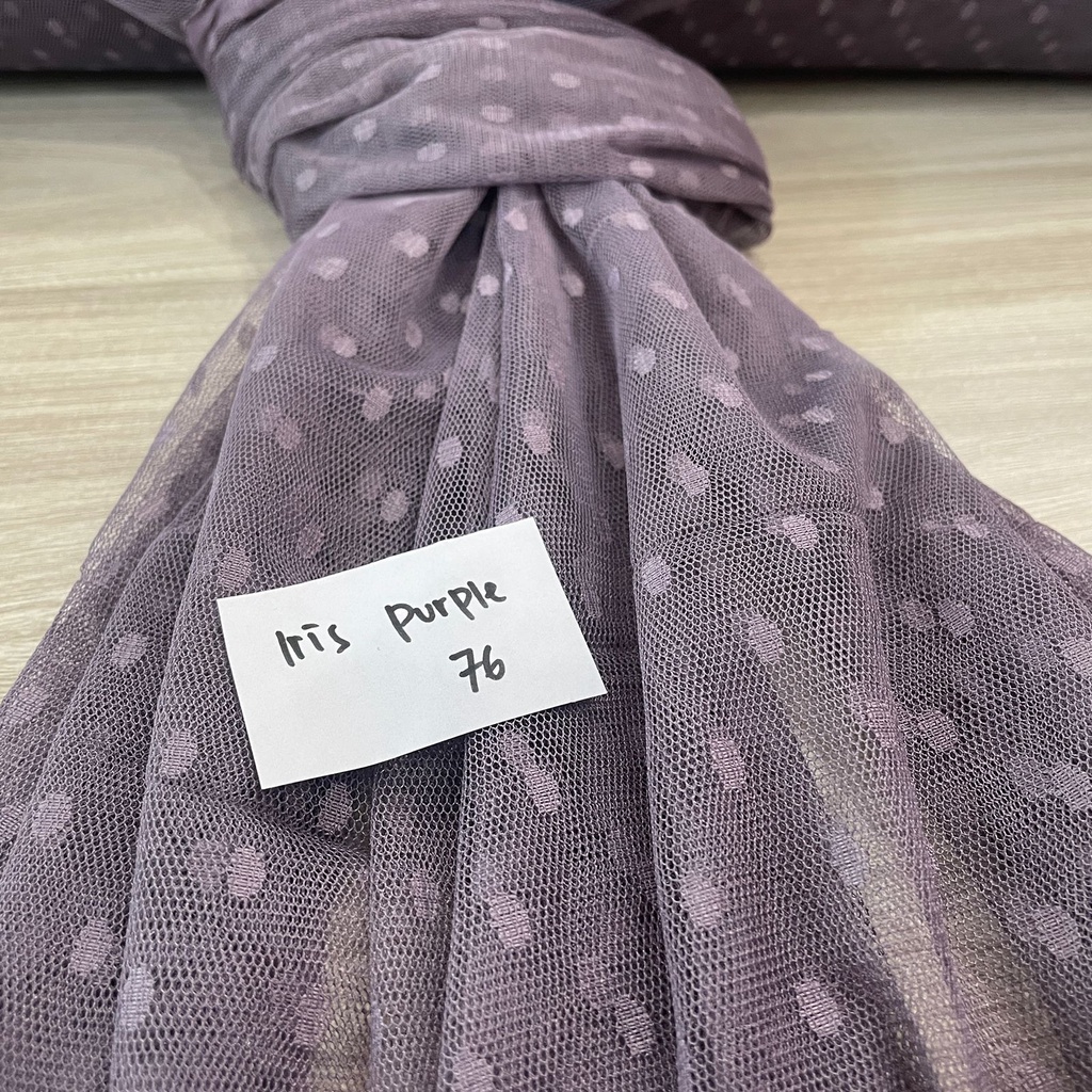 Jual Tille Dot / Tulle Dot / Tile Dot / Tile Polkadot / Tille Bintik ...