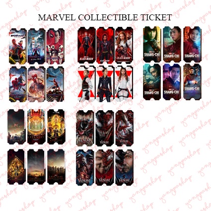 Jual MARVEL FILM COLLECTIBLE TICKET FANMADE FANMERCH TIKET SPIDERMAN NO ...