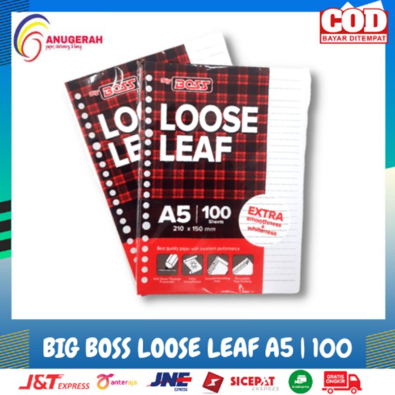 Jual Big Boss Loose Leaf A5-100 (PCS) | Shopee Indonesia