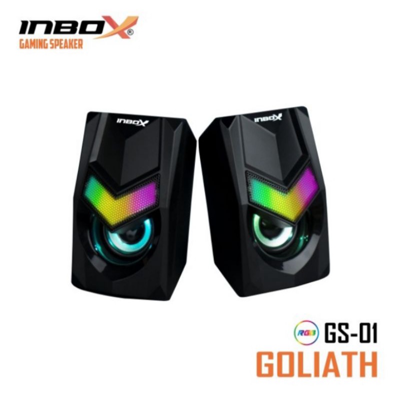 Jual Speaker Gaming RGB Inbox GS01 Goliath/Speaker Gaming/Laptop/Komputer Goliath GS-01 Gaming ...