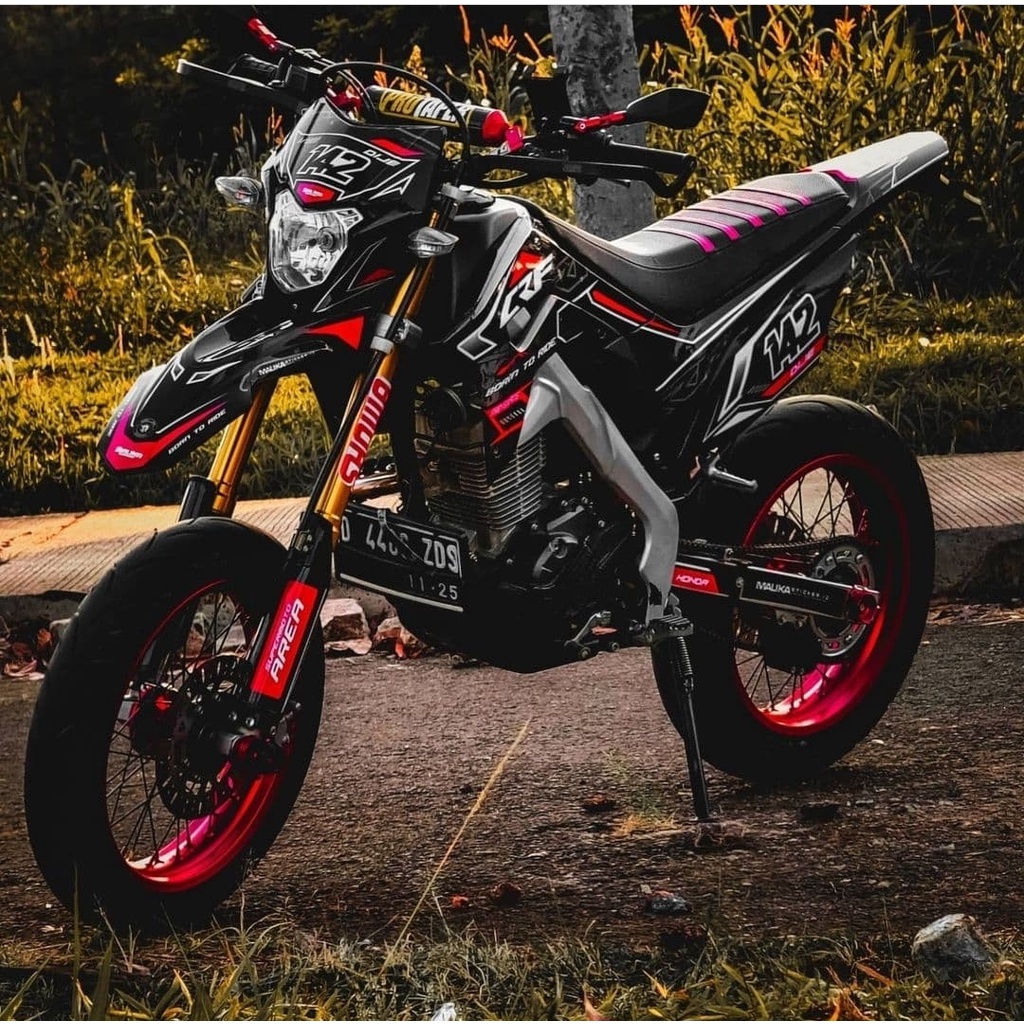 Jual hologram crome decal crf full body custom desain bagus murah keren ...