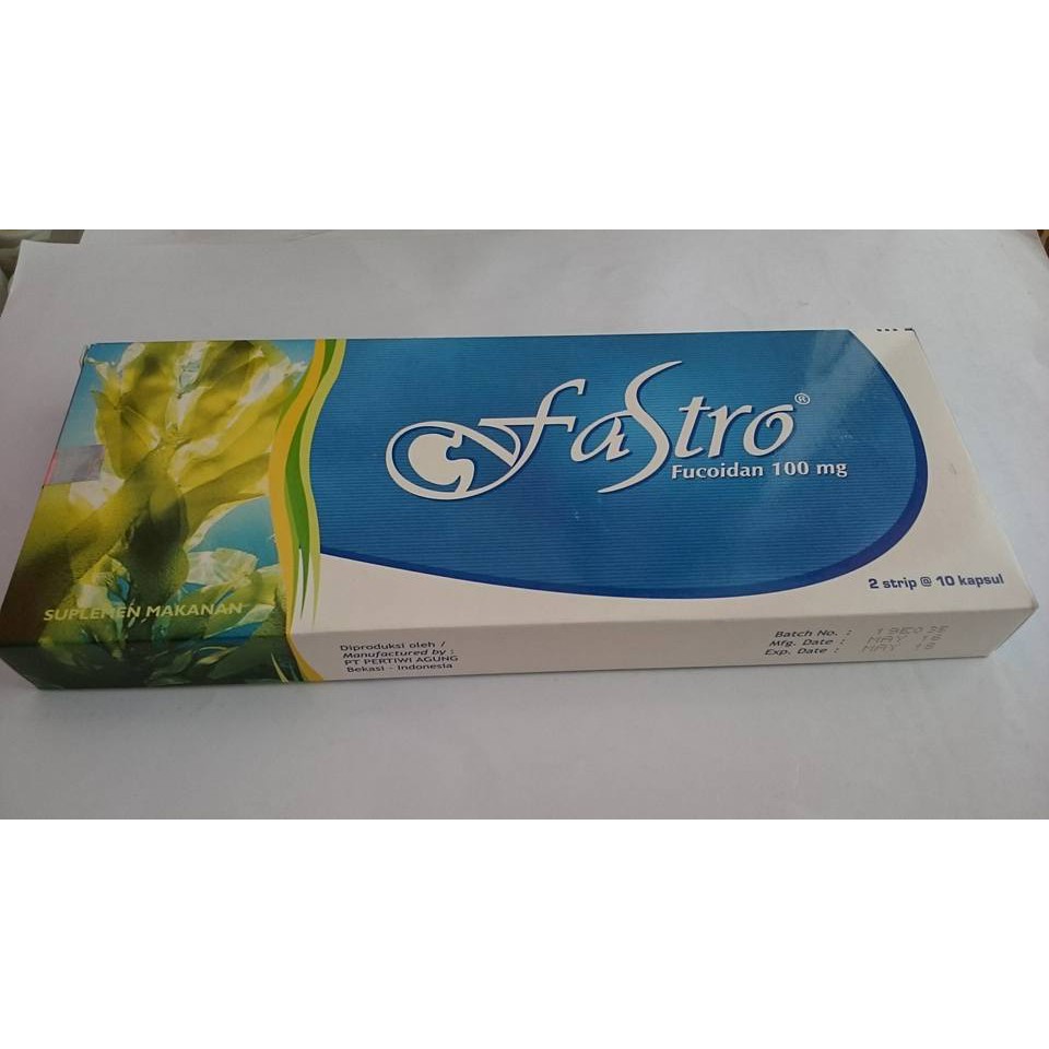 Jual FASTRO BOX @20 CAPSULE, Suplemen kesehatan lambung | Shopee Indonesia