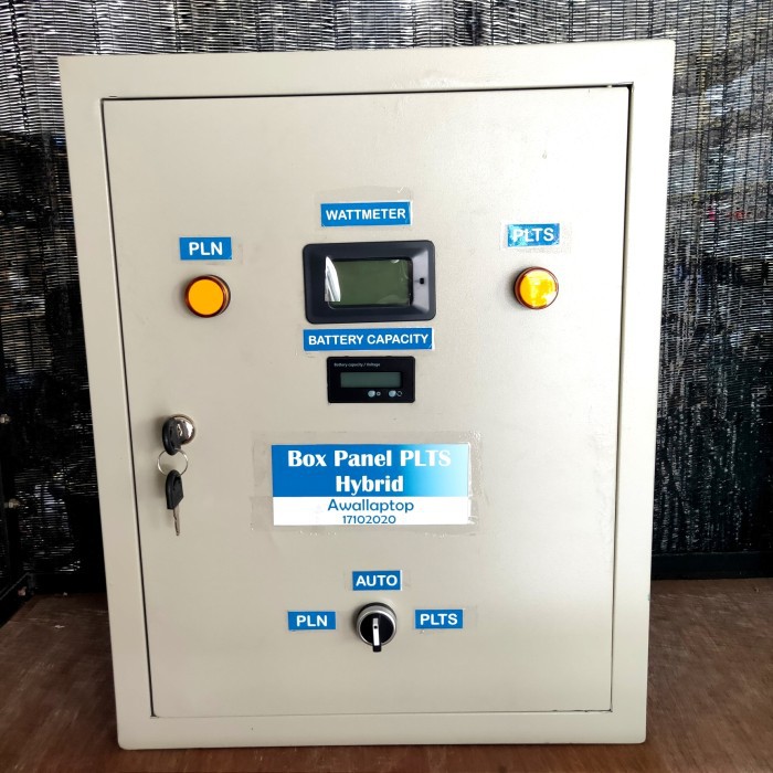 Jual box panel 4000W 12V 24V SCC 100A full otomatis ATS solar panel ...