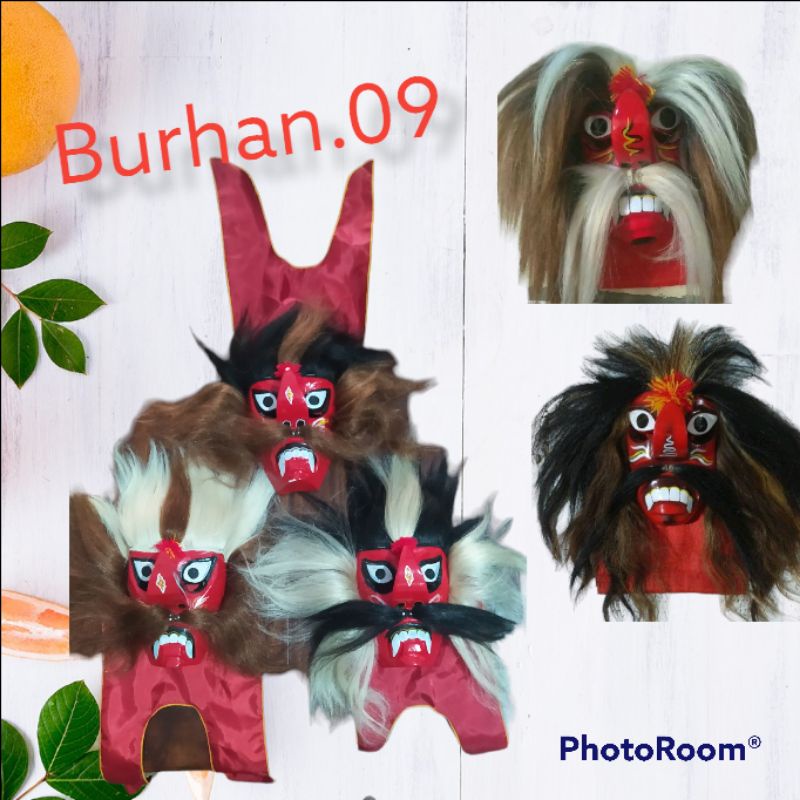 Jual TOPENG BUJANG GANONG SINTETIS/BUJANG GANONG/TOPENG PENTUL/TOPEMG ...