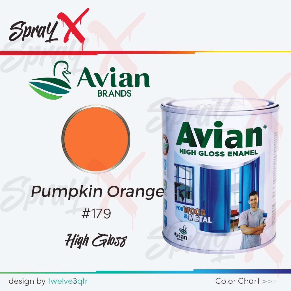 Jual AVIAN CAT MINYAK PUMPKIN ORANGE 179 / OREN LABU #179 0.9 LITER ...