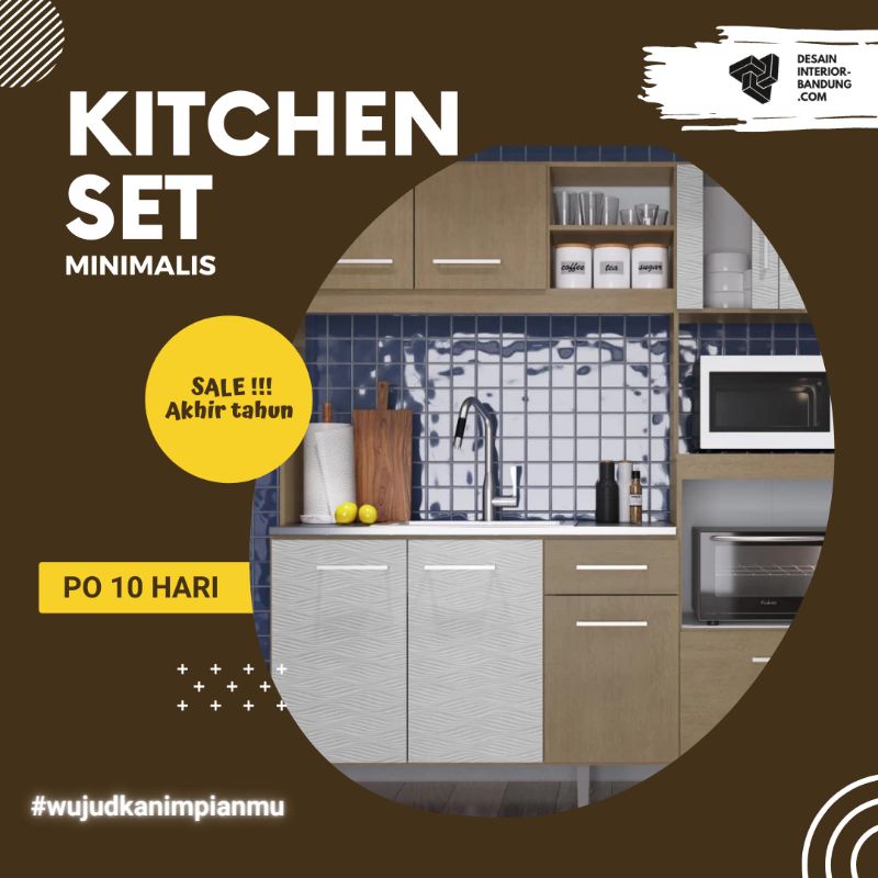 Jual kitchen set murah kitchen set promo kitchen set hpl kitchen set ...