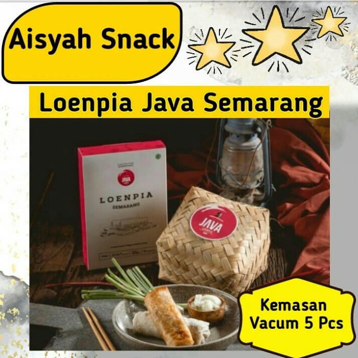 Jual Lunpia Java Loenpia Kemasan Vacum Isi 5 Biji - Original Udang ...
