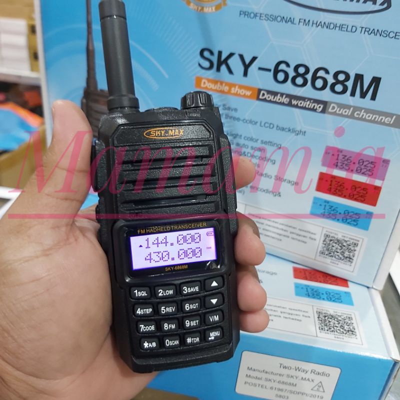 Jual HT SkyMax SKY-6868M Dual Band | Shopee Indonesia