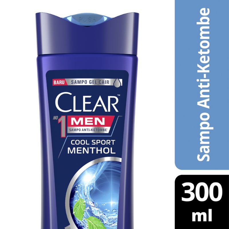 Jual CLEAR Men Cool Sport Menthol 300ml | Shopee Indonesia