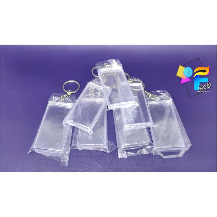 Jual Gantungan Kunci Akrilik Insert Paper Persegi Panjang / Souvenir ...