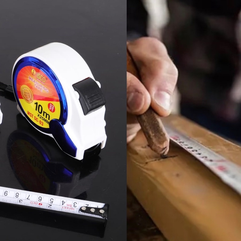 Jual Meteran Roll 10 Meter 10 M Bangunan Tukang Rumah - Measuring Tape ...