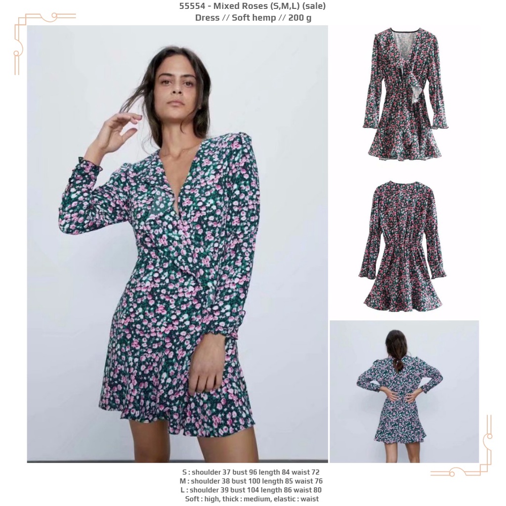 Jual Dress 55554 (SALE) | Shopee Indonesia