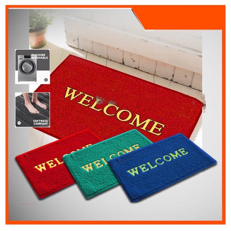 Jual Keset Kaki WELCOME Alas kaki Karet plastik | Shopee Indonesia