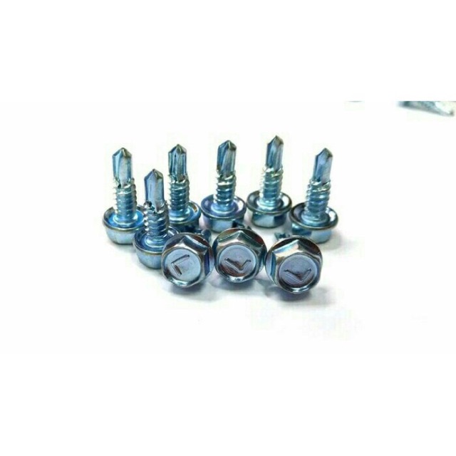 Jual Sekrup Baut Baja Ringan Baut Reng 10x16mm Lion | Shopee Indonesia