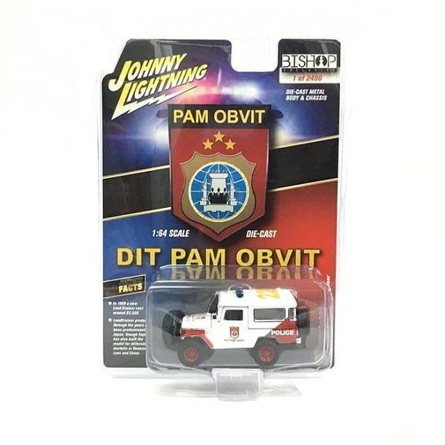 Jual Johnny Lightning Bishop Toyota Land Cruiser Dit Pam Obvit diecast ...