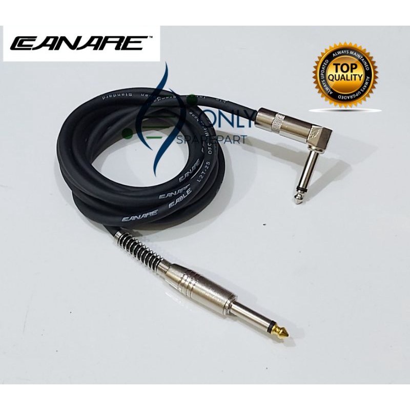Jual Kabel jek Gitar 3 Meter Canare / jack gitar bass / Kabel jack ...