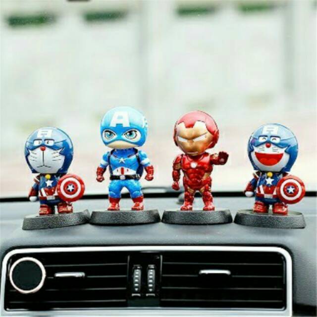 Jual ironman, captain america, doraemon avengers solar toys | Shopee ...