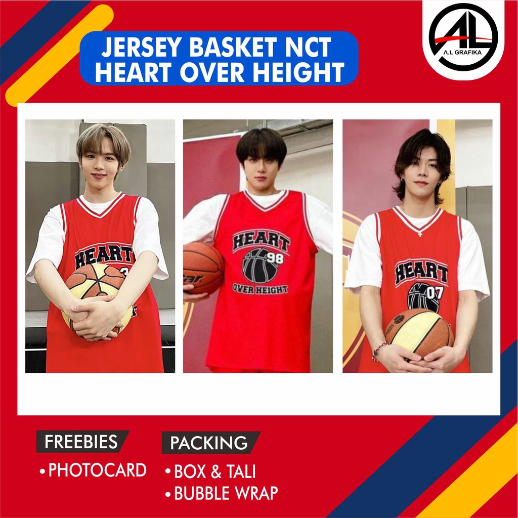 Jual NCT HEART OVER HEIGHT JERSEY BASKET KPOP | Shopee Indonesia