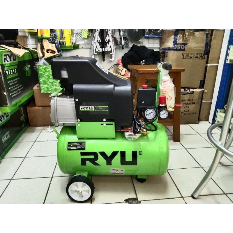 Jual Kompresor RYU RCP100-1 RCP 100-1 1HP 24 Liter Portable Compressor 1 HP | Shopee Indonesia