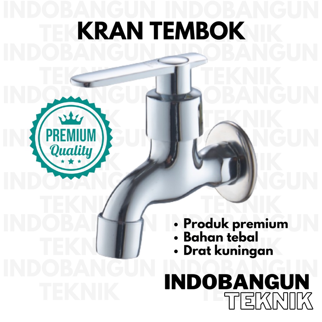 Jual Kran Keran Air Tembok Kran Dinding Thames Drat Kuningan | Shopee ...