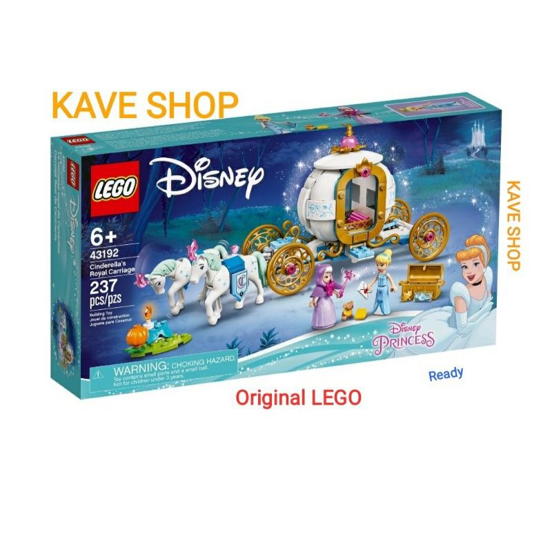 Jual LEGO 43192 Disney Princess : Cinderella Royal Carriage | Shopee ...