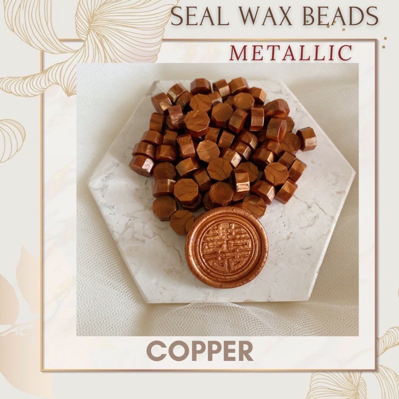 Jual 1 Pcs Seal Wax Beads Metallic - OCtagon seal wax - seal wax butir ...
