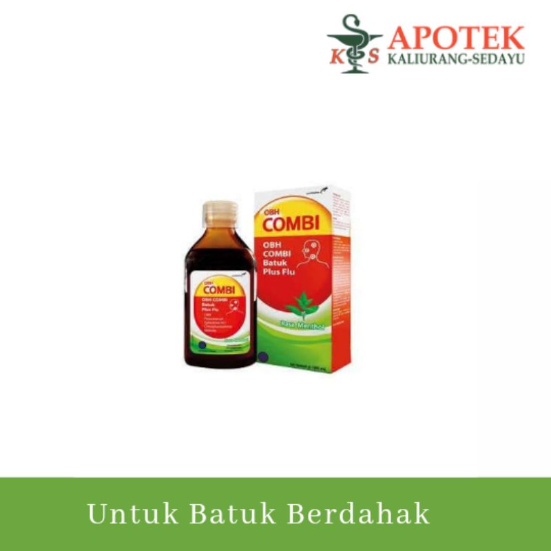 Jual OBH Combi batuk plus flu menthol 100ml | Shopee Indonesia