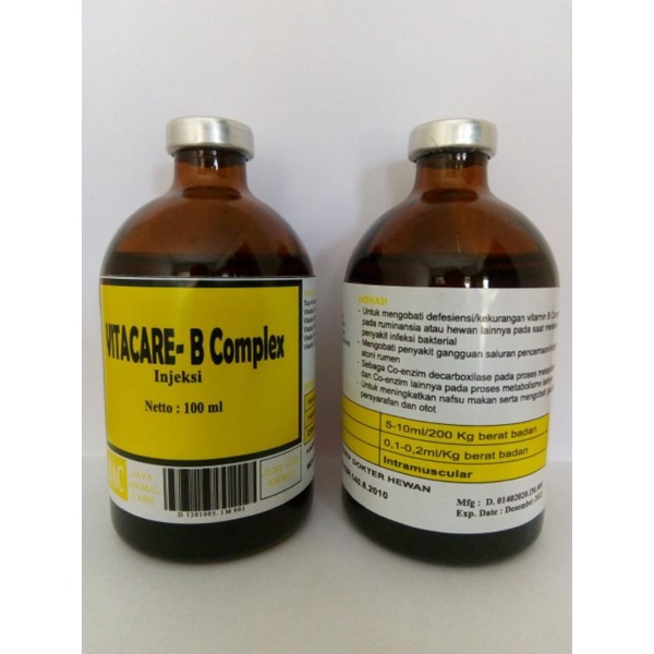 Jual VITACARE B COMPLEX Inj Vitamin B Complex | Shopee Indonesia