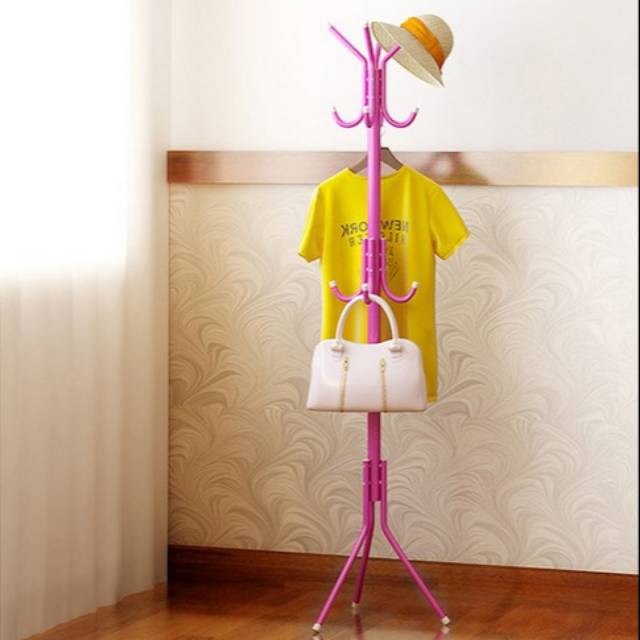 Jual Multifunction standing hanger ( portable, irit tempat, modern ...