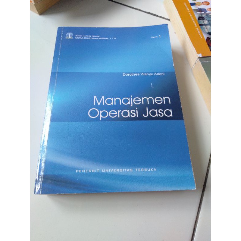 Jual buku modul ut manajemen operasi jasa ekma4369/universitas terbuka | Shopee Indonesia