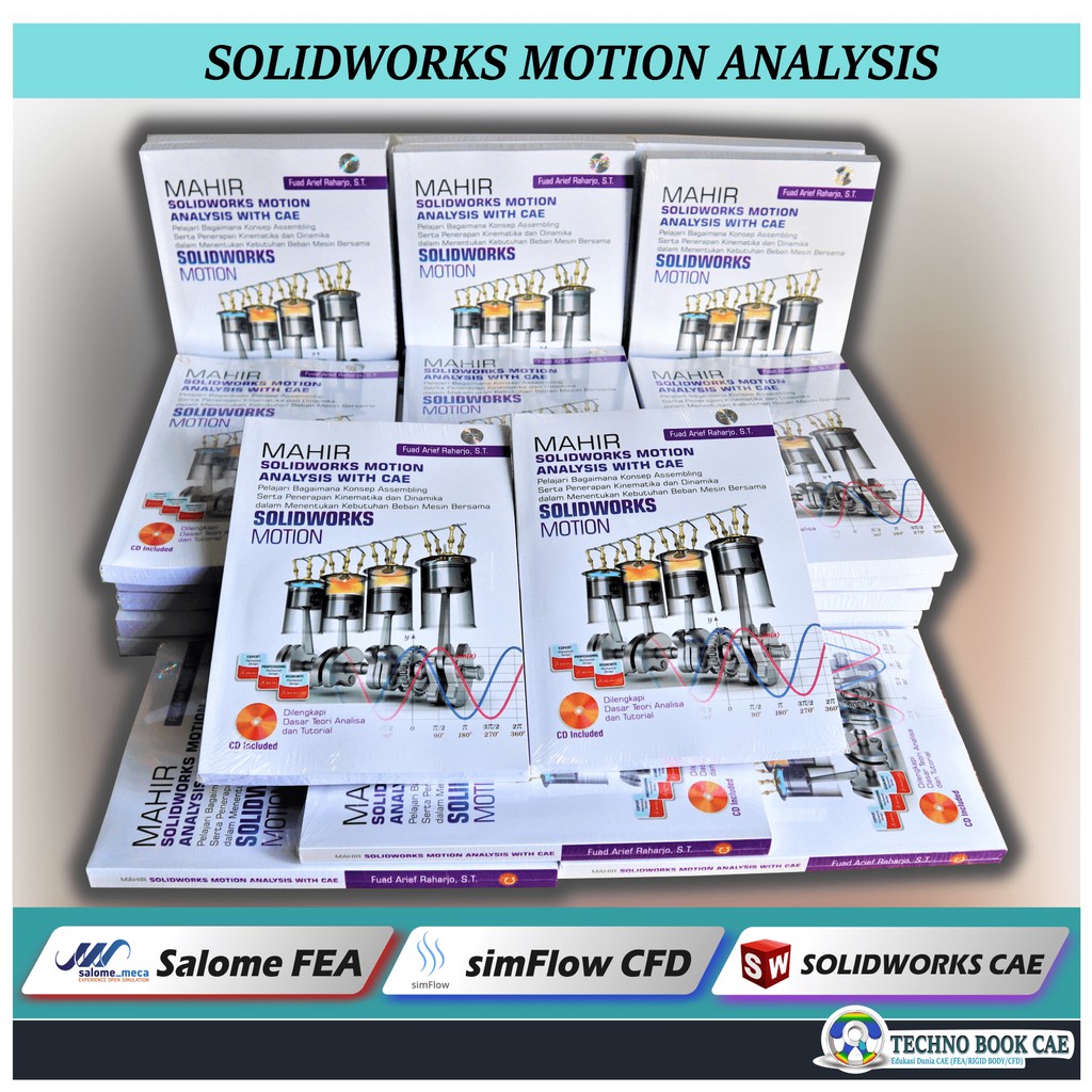 Jual Buku Mahir SOLIDWORKS Motion Analysis | Buku Teknik Mesin | Buku ...