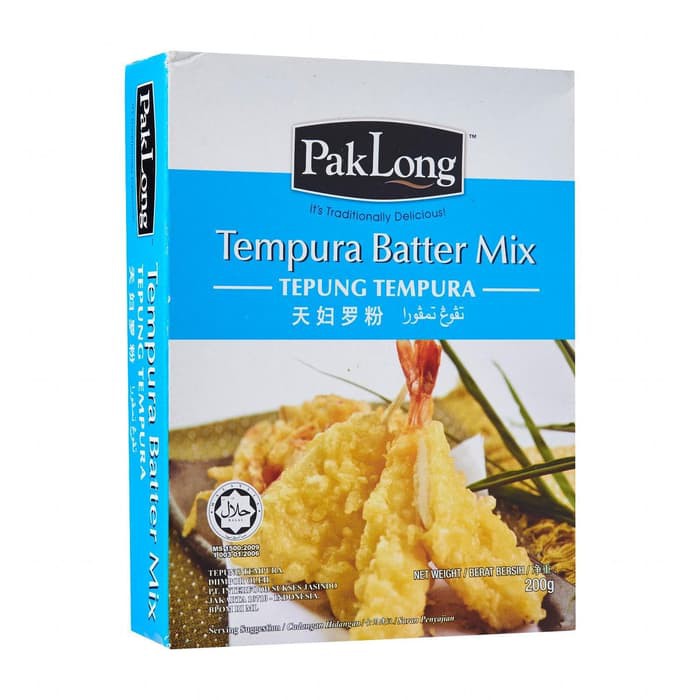 Jual Tepung Tempura 200gr Pak Long Tempura Batter Mix Tempura Flour ...