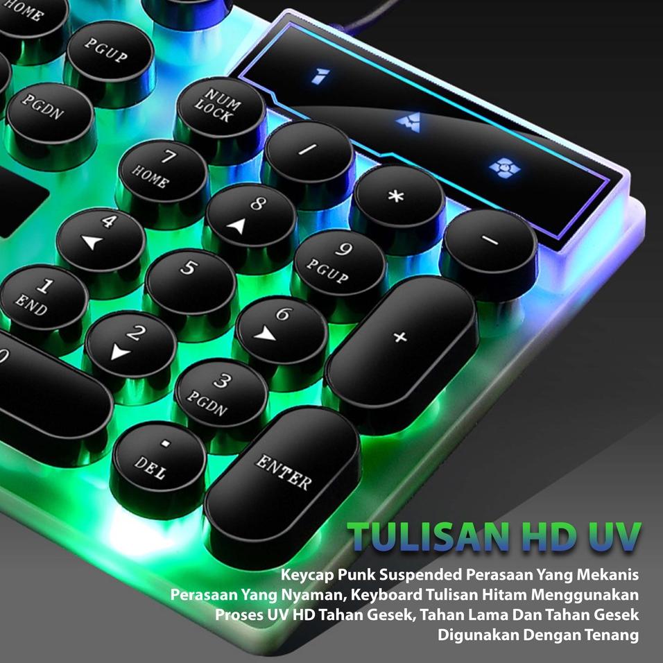 Jual Update Terbaru Glowy Paket keyboard gaming dan Mouse /Set Mouse ...