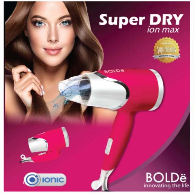 Jual BOLDe Super Dry Ion max Hair Dryer | Shopee Indonesia