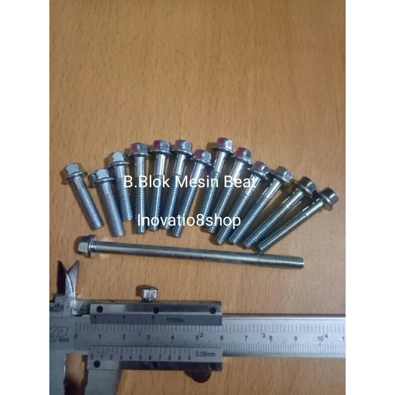Jual BAUT BLOK MESIN SET MOTOR BEAT (ISI 14 PCS) | Shopee Indonesia