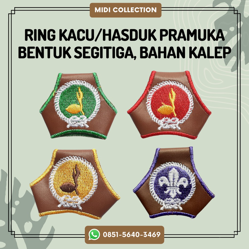 Jual Ring Kacu/Hasduk Pramuka bentuk Segitiga Bahan Kalep | Shopee ...