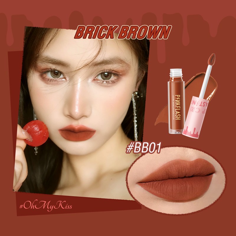 Jual PINKFLASH PINK FLASH Lasting Matte Lip Cream (L01) | Shopee Indonesia