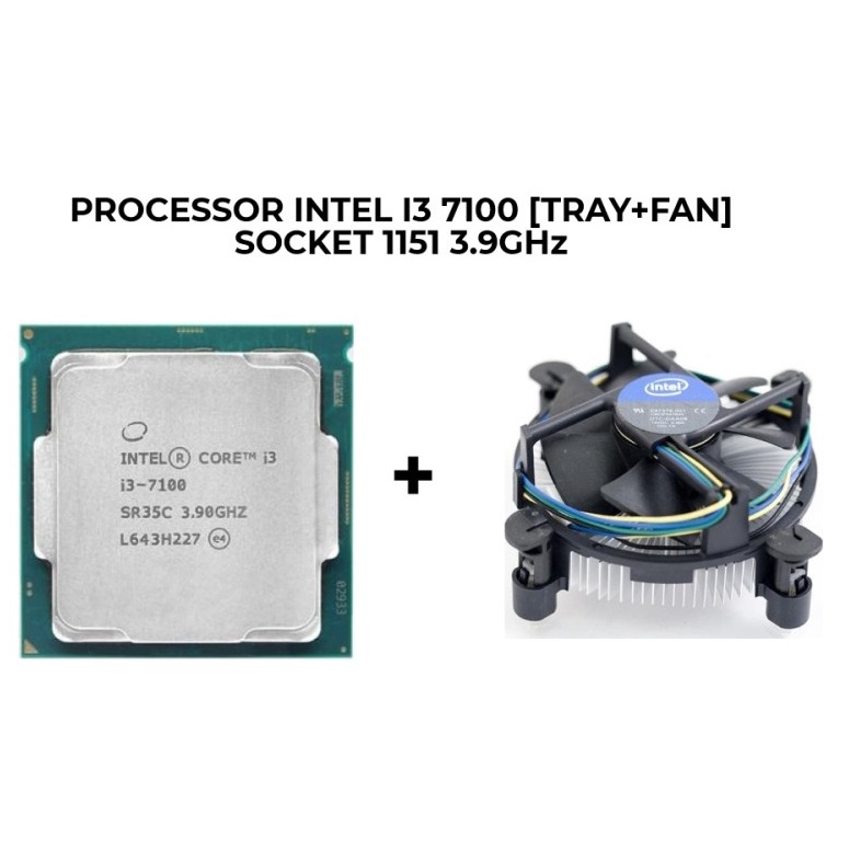 Jual Processor i3-7100 3.9Ghz + FAN Socket 1151 | Shopee Indonesia