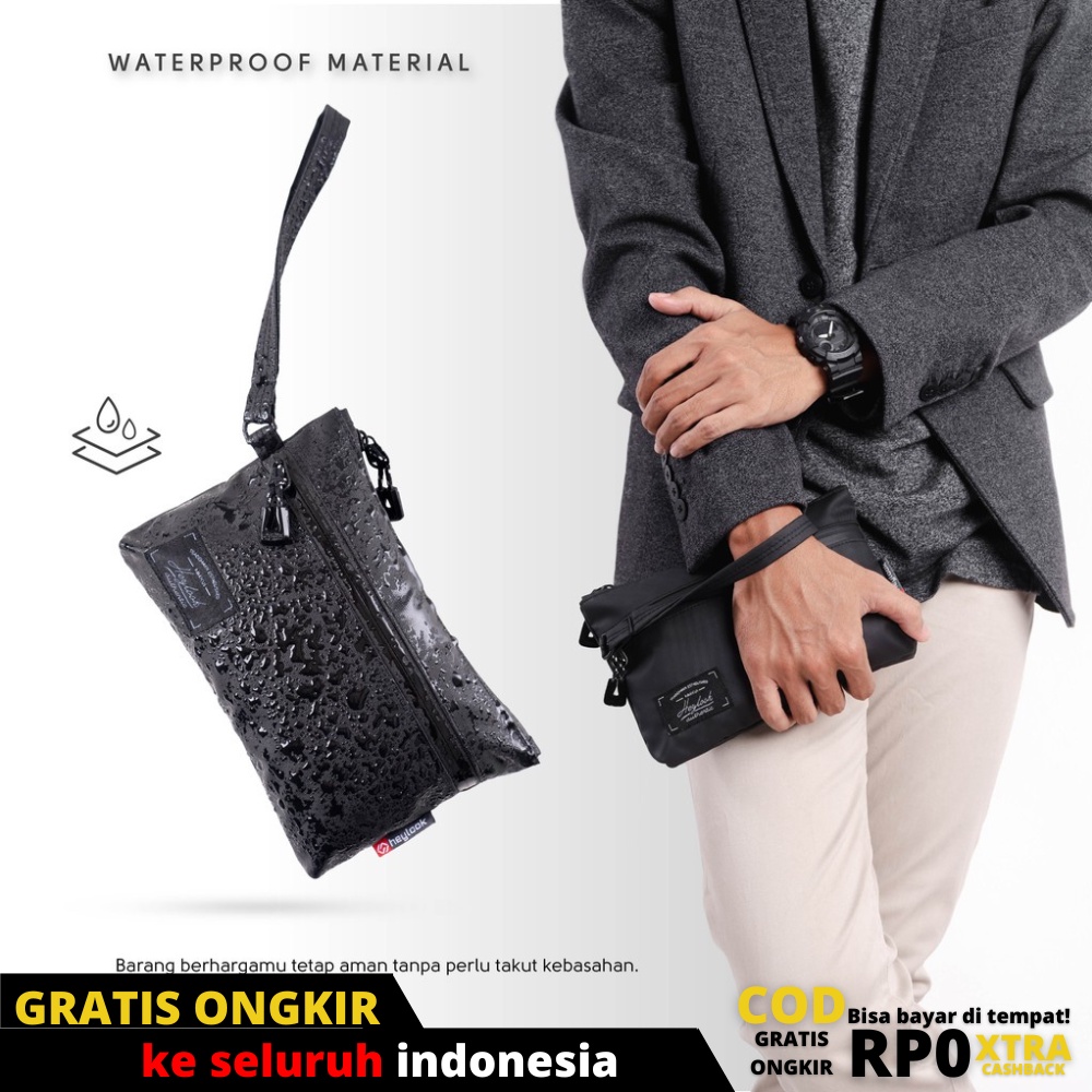 Jual Clutch Bag Cowok Premium Asli Bag Pria Noris | Shopee Indonesia