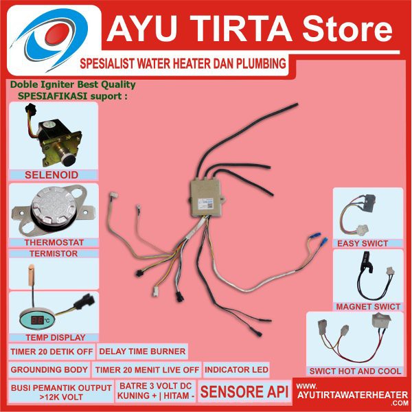 Jual modul pemantik water heater gas quality best | Shopee Indonesia