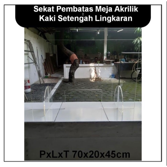 Jual Divider Pembatas Meja PxL 70x45cm | Shopee Indonesia