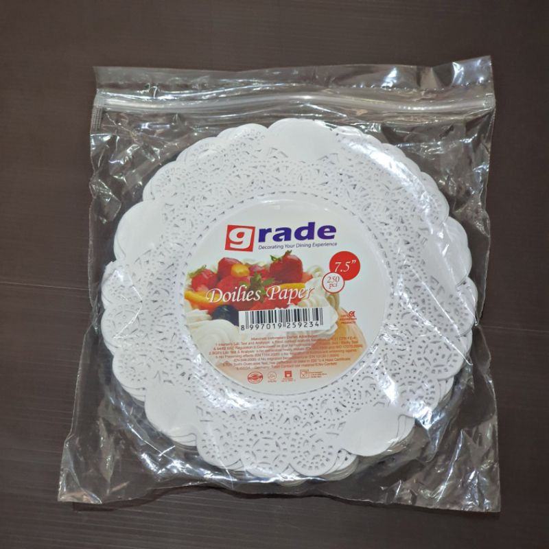Jual Paper Doilies/Alas Kertas Renda 7,5" Inch Round | Shopee Indonesia