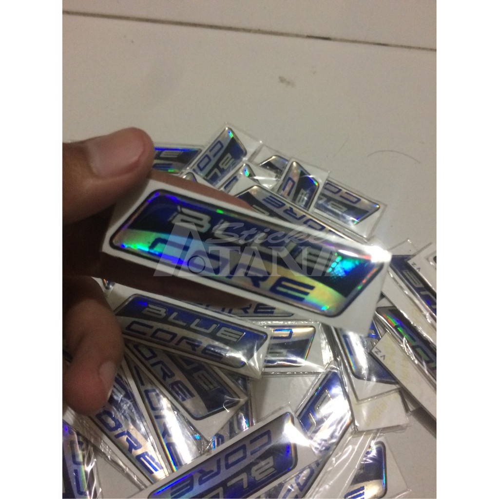 Jual Sticker Cutting Timbul / Emblem Yamaha BlueCore Glossy Scotlite ...