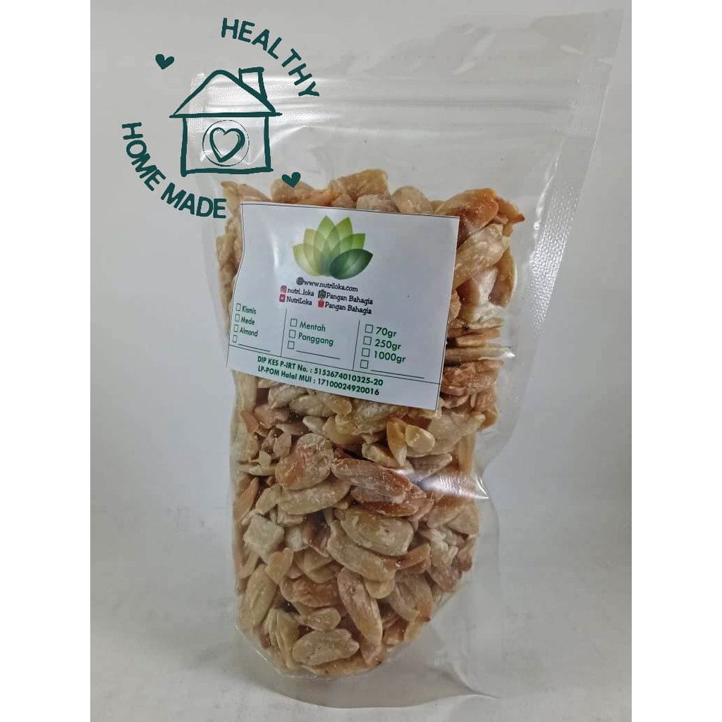 Jual SGS Kacang Kenari Sulawesi (Pili Nut) Kupas Panggang 250gr ...